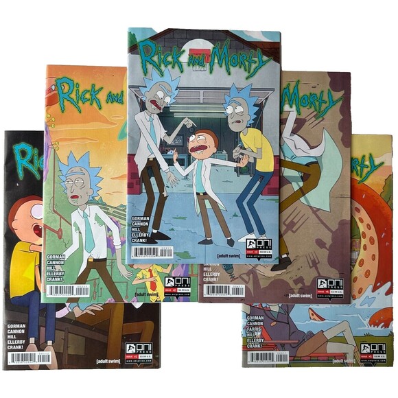 Rick and Morty | Other | Rick And Morty Comics Book 2 3 4 5 Oni Press ...
